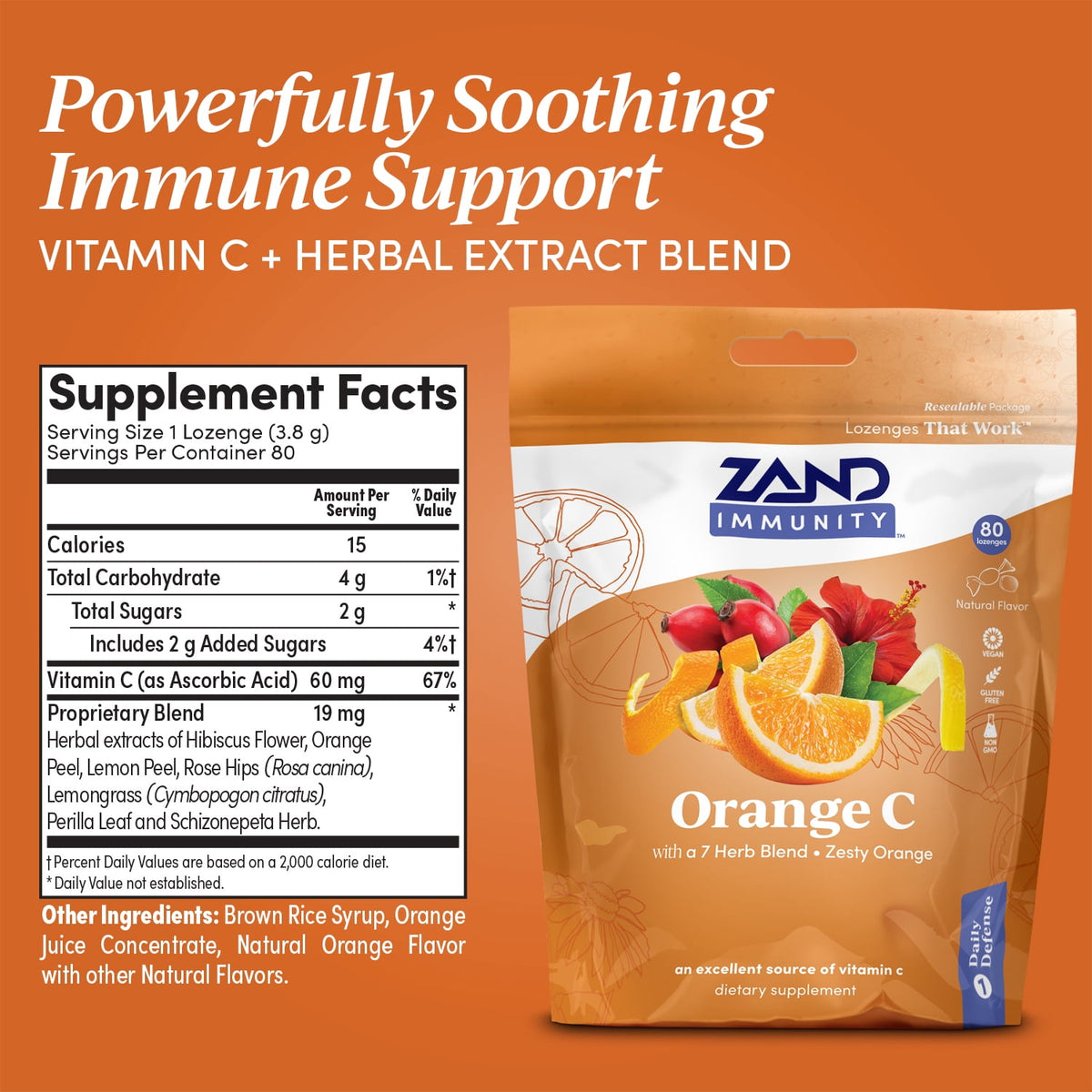 Orange C Immunity Lozenges – Beeyoutiful.com
