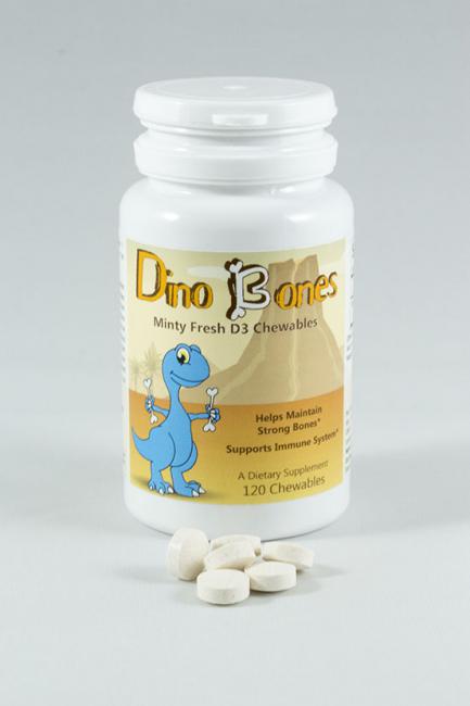 Dino Bones Tablets - 120 Chewable Tablets – Beeyoutiful.com